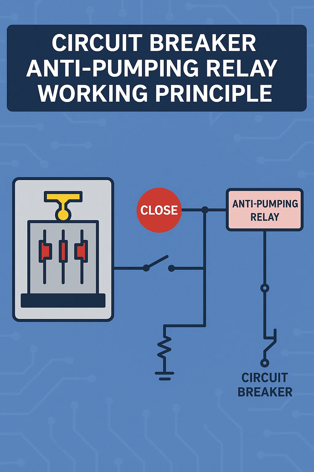 Circuit Breaker Anti-Pumping Relay Working Principle - Power Synchro