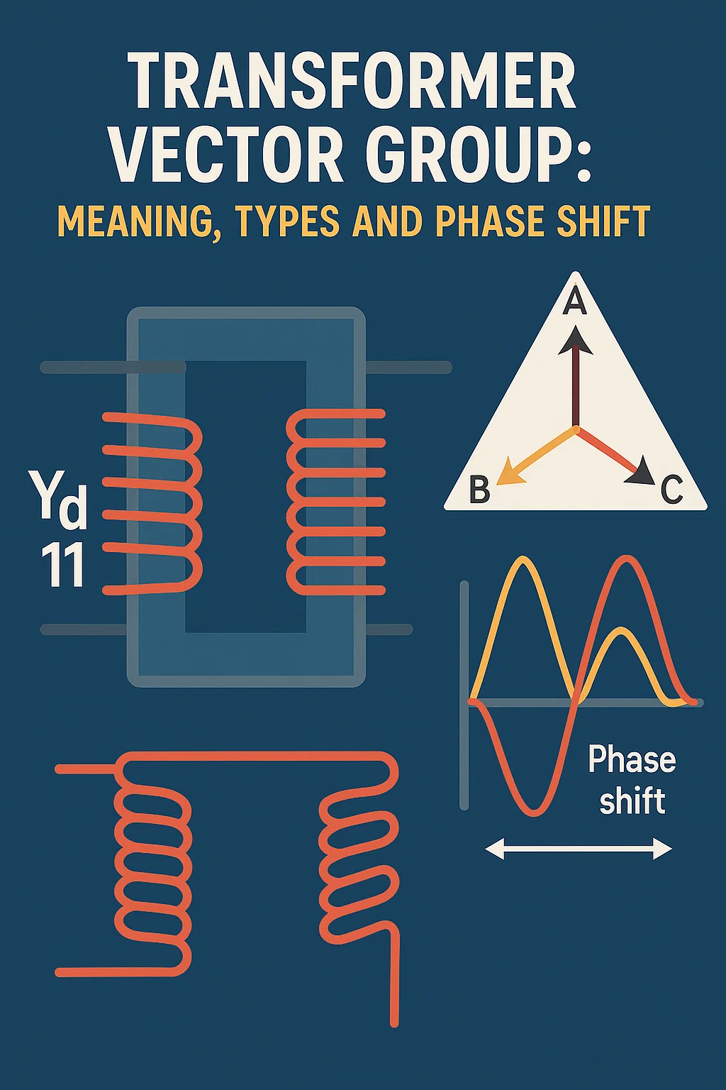 Transformer Vector Group: Meaning, Types and Phase Shift